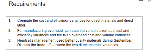 Solved Headset manufactures headphone cases. During | Chegg.com