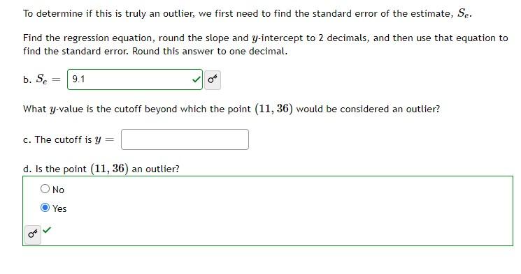 Solved Examine the scatterplot for the data in the table | Chegg.com