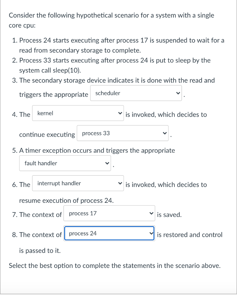 Solved Process 24 starts executing after process 17 is | Chegg.com