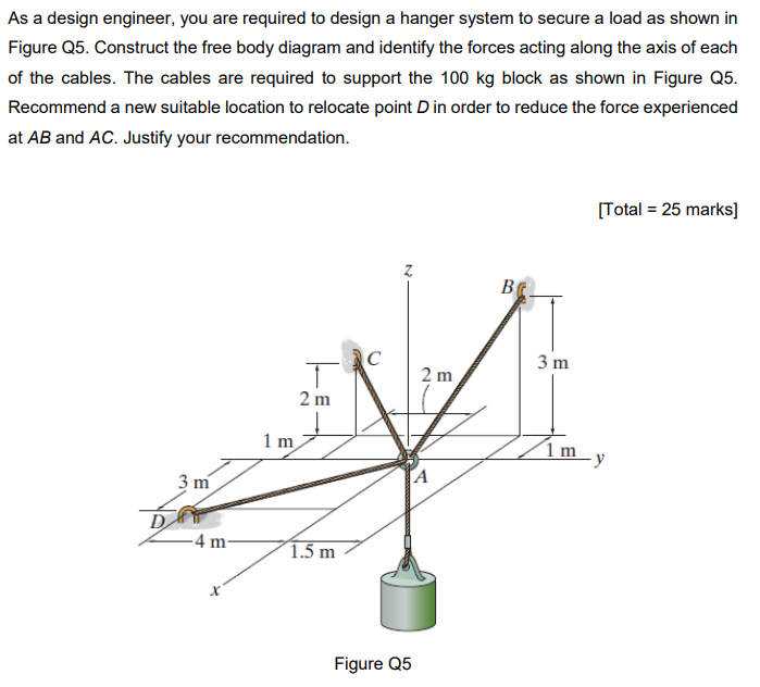 Solved As a design engineer, you are required to design a | Chegg.com
