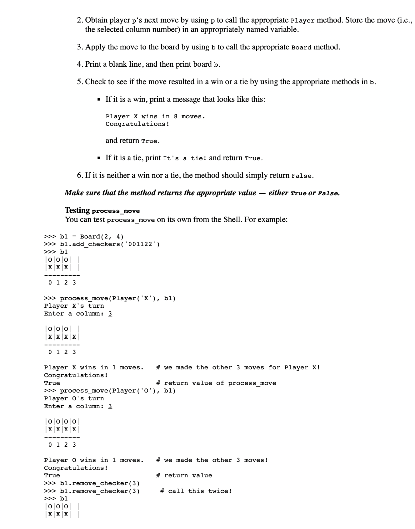 Solved Problem 1: A Connect Four Board class 50 points; | Chegg.com