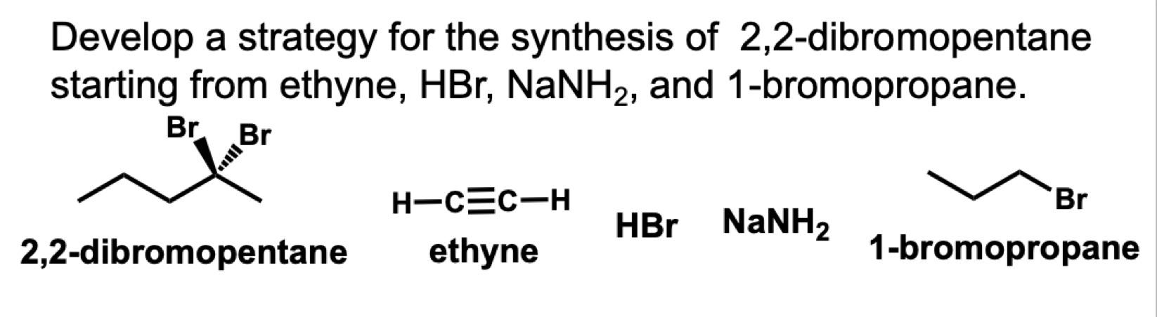 Solved Develop a strategy for the synthesis of | Chegg.com