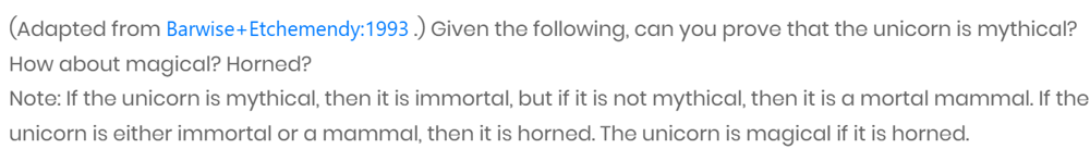 Solved (Adapted from Barwise+Etchemendy:1993 .) Given the | Chegg.com