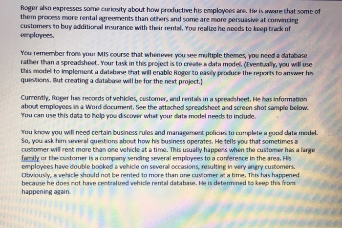 Data Modeling Assignment Mgmt 4013 01 Spring 2018 