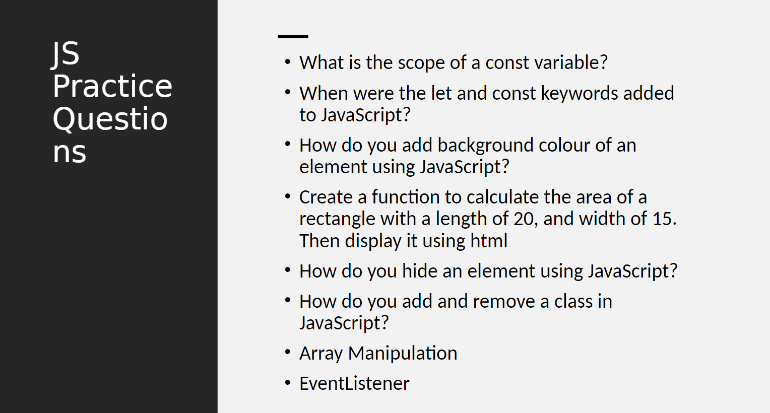 Solved JS Practice Questio ns: continue d - Create a form to | Chegg.com