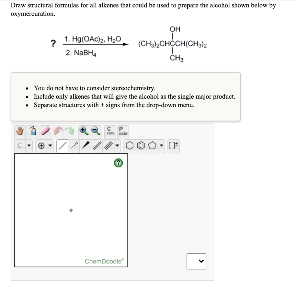 Solved Draw structural formulas for all alkenes that could | Chegg.com