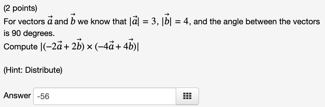 Solved (4 points) Suppose we have the triangle with vertices | Chegg.com