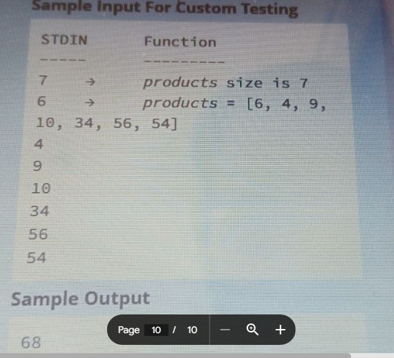 Solved Sample OutputNote: If there are two products with the | Chegg.com