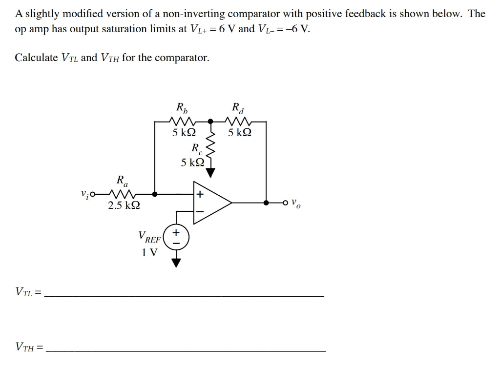Solved A slightly modified version of a non-inverting | Chegg.com