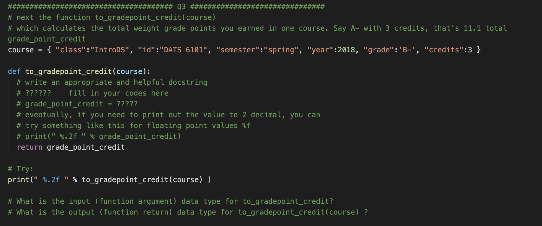 Solved Python Coding Problem Next The Function 2213
