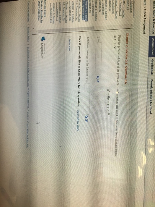 Solved Chapter 2, Section 2.1, Question 12 Click if you | Chegg.com