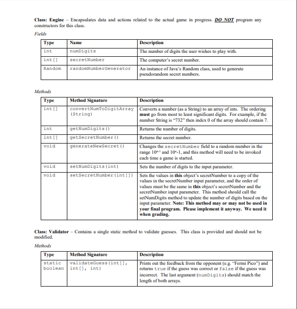 Introduction "Pico, Fermi, Bagel" (also known as | Chegg.com