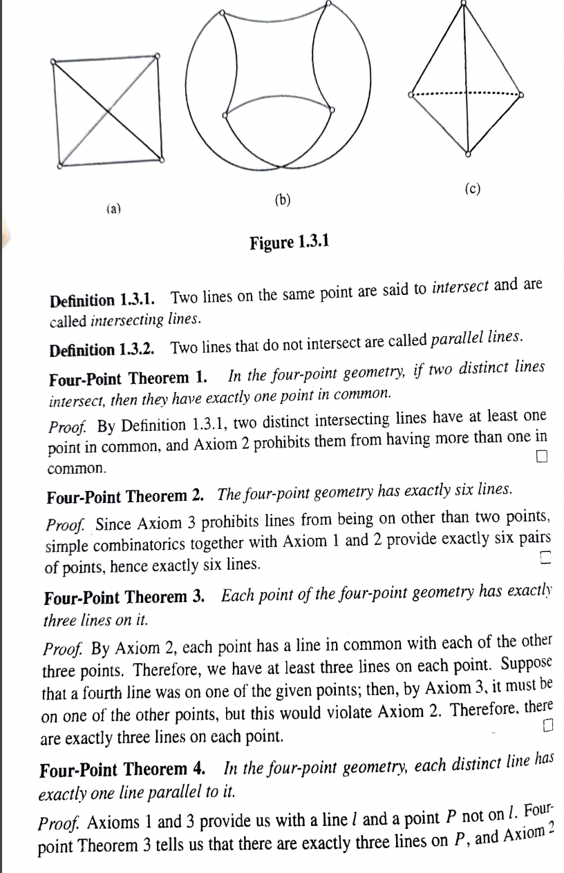 Solved Verify that the four-point theorems 1 through 4 are | Chegg.com