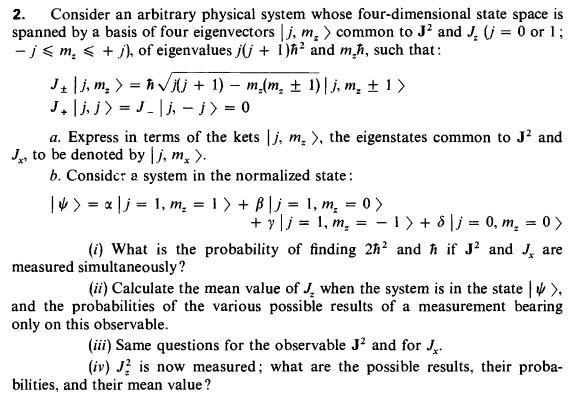 Solved 2. Consider an arbitrary physical system whose | Chegg.com