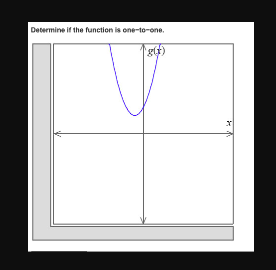 Solved Determine if the function is one-to-one. .X | Chegg.com