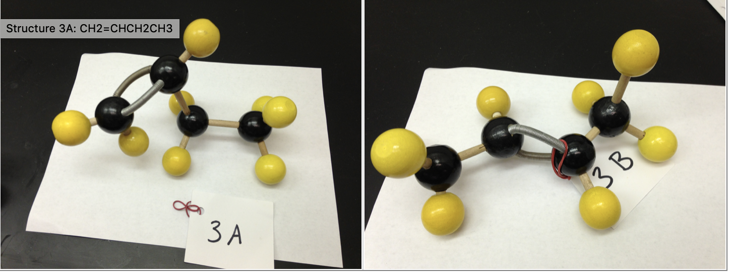 Solved Structure 5B: CH3CH=CHCH3 SB 5A Structure 4A: | Chegg.com
