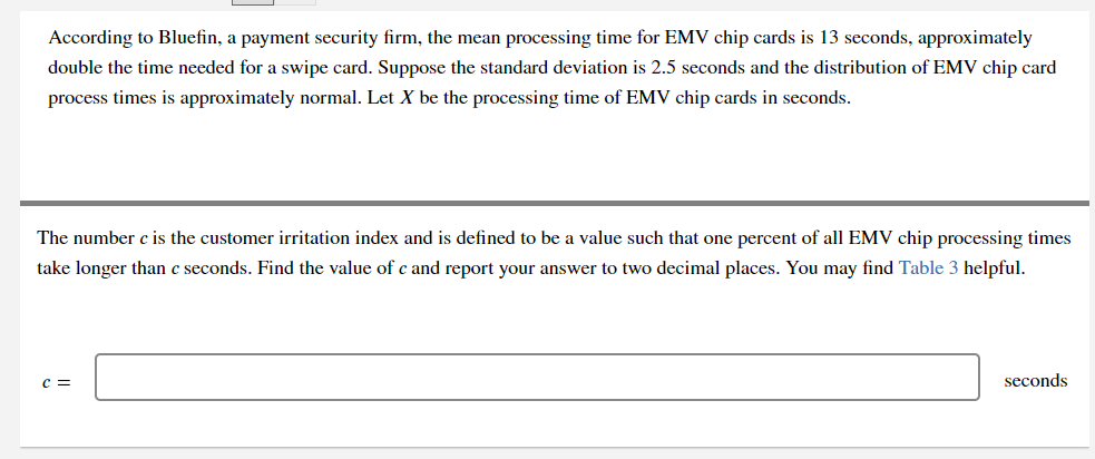 Solved Appendix 7 Table 3 Standard Normal Distribution | Chegg.com