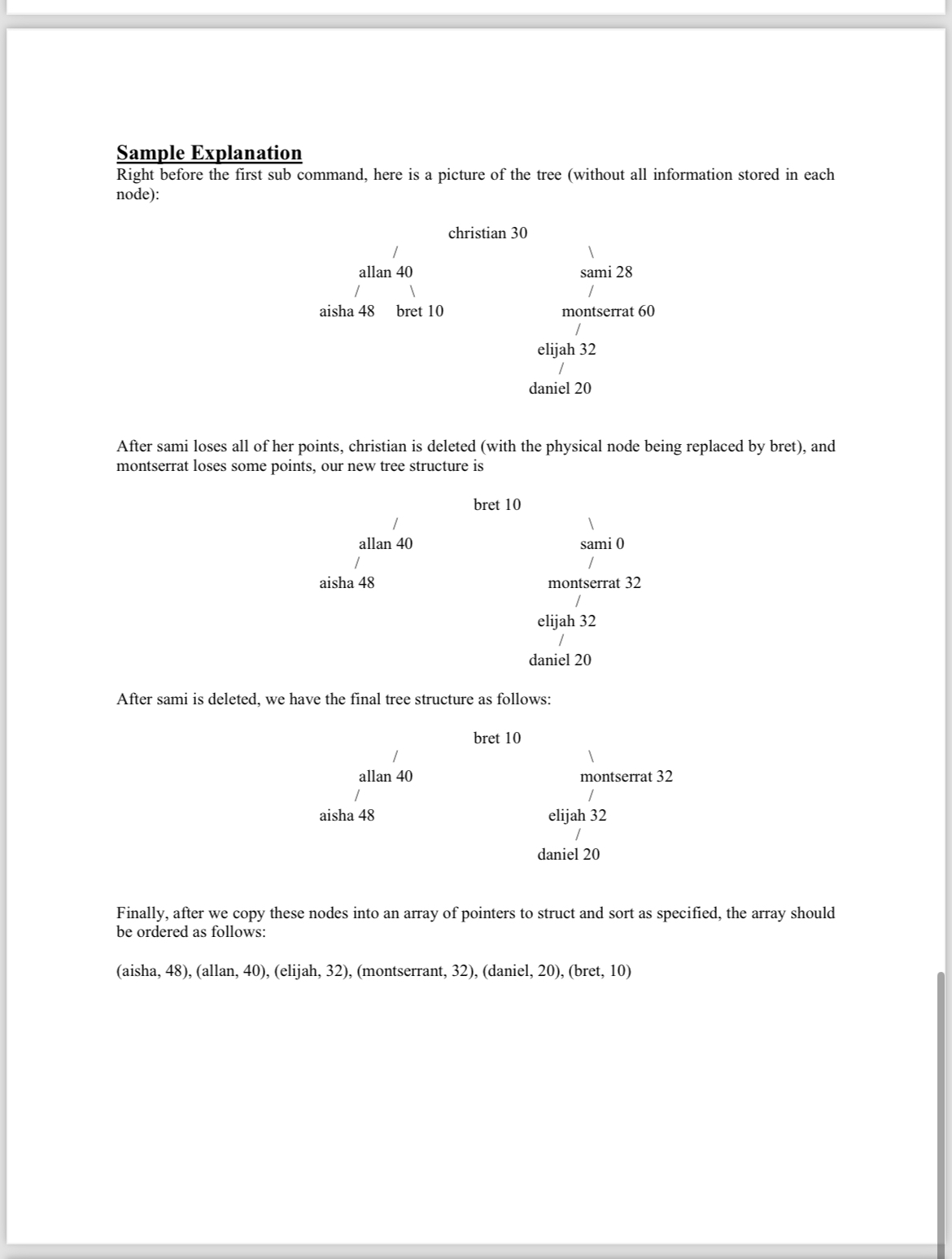 Solved Output For Each Input Command Output A Single Line