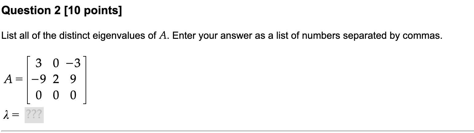 Solved Question 2 [10 points] List all of the distinct | Chegg.com