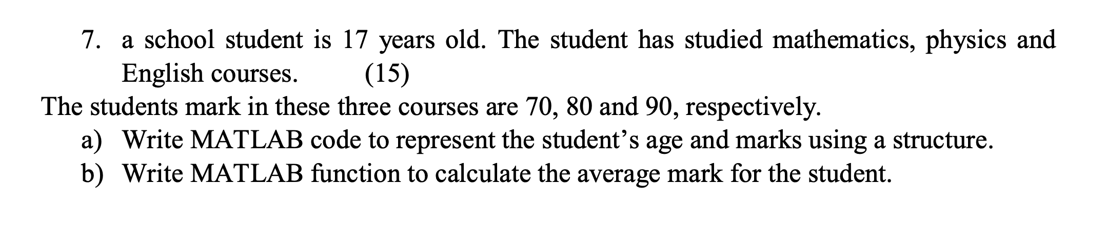 Use Mathlab To Answer The Following Question Post 2541