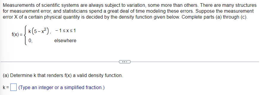 Solved Find the probability that a random error in | Chegg.com