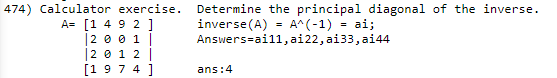 Solved 474) Calculator exercise. Determine the principal | Chegg.com