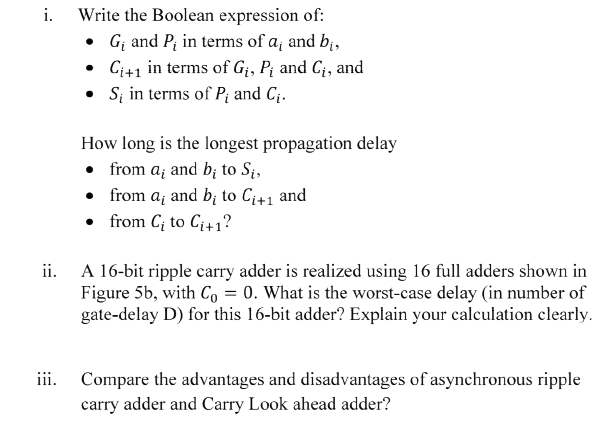 Solved a. The five stages of a microprocessor have the | Chegg.com