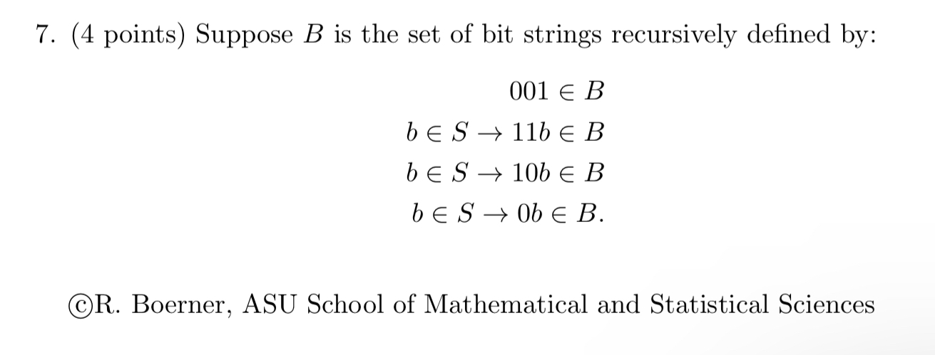 Solved Discrete Math HW. Question Prompt:Let an the number | Chegg.com