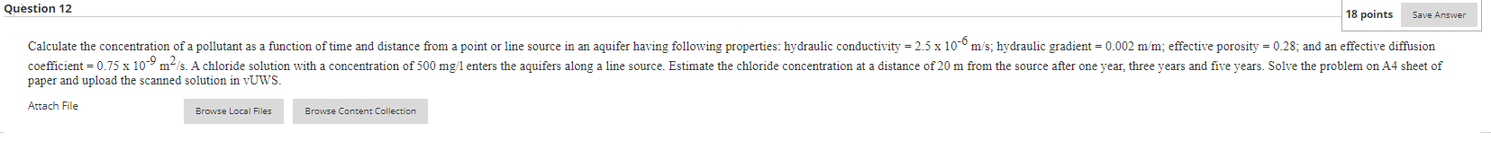 Solved paper and upload the scanned solution in vUWS. Attach | Chegg.com