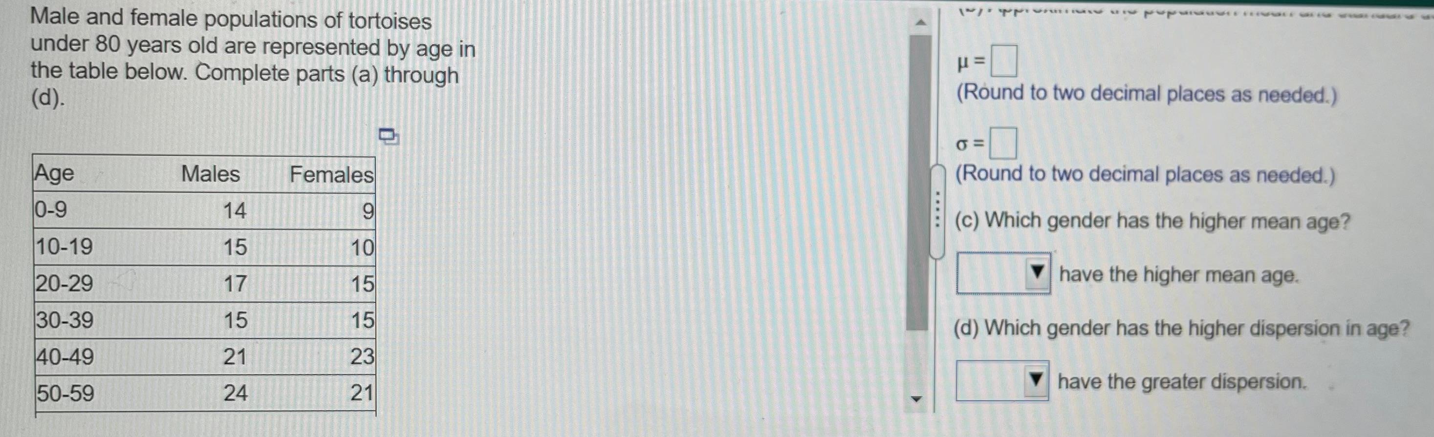 Solved (a) Approximate the population mean and standard | Chegg.com