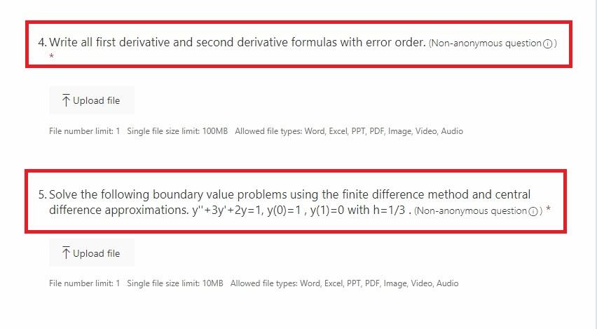 Solved 4. Write all first derivative and second derivative | Chegg.com
