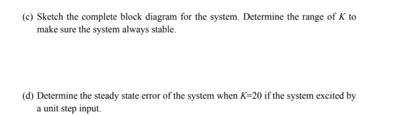 Solved The bode plot for an uncompensated system with unity | Chegg.com