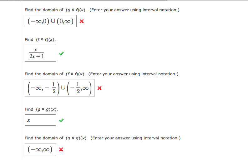 Solved Consider the following functions. f(x)=x3,g(x)=3x+6 | Chegg.com