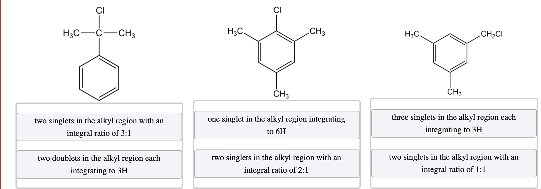 Solved Explain how you would distinguish each of the | Chegg.com