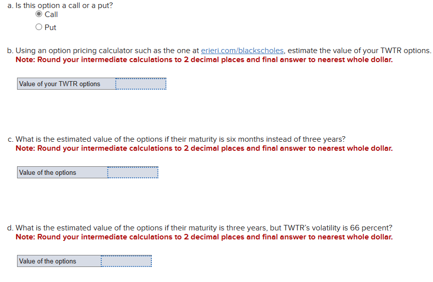 Solved The common shares of Twitter, Incorporated (TWTR) | Chegg.com
