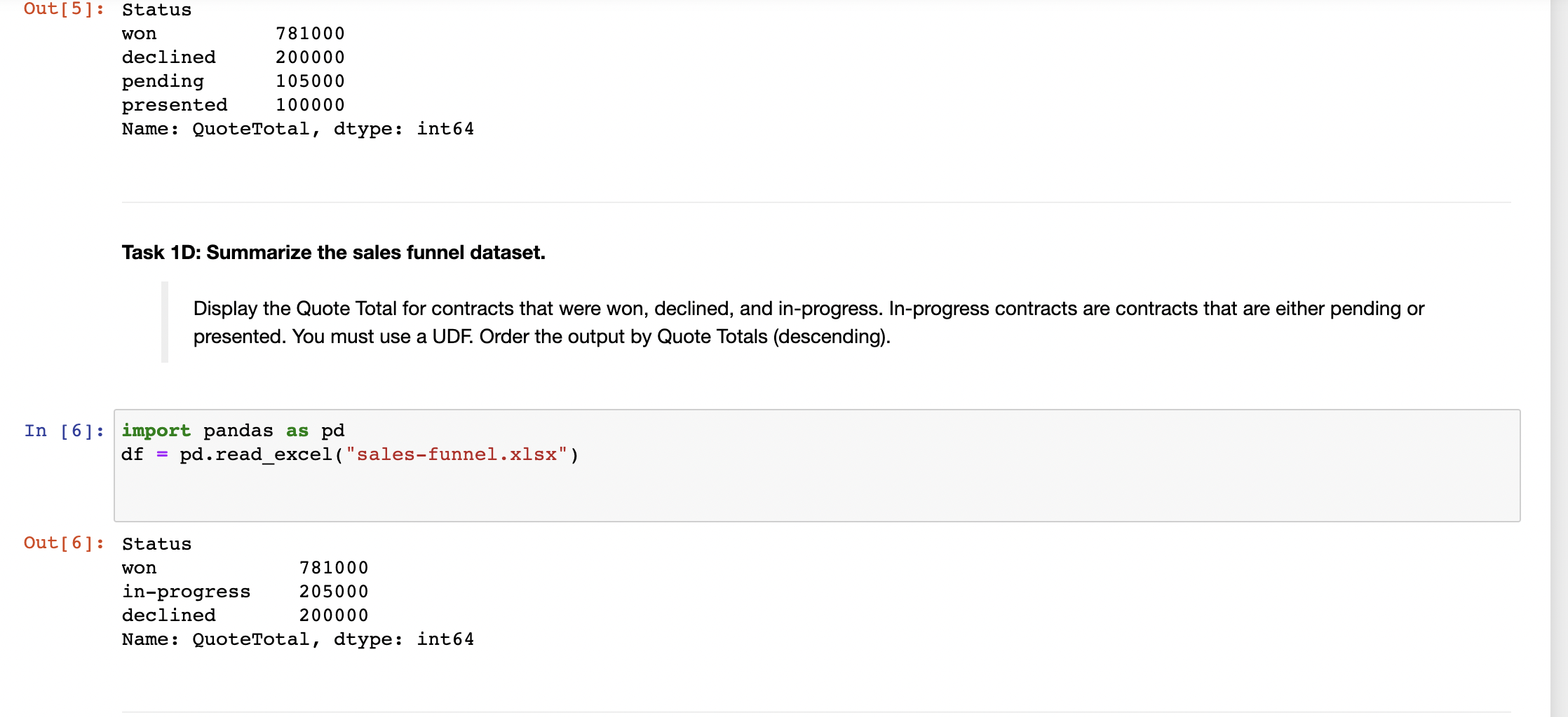 Solved In [6]: from IPython.core.interactiveshell import | Chegg.com