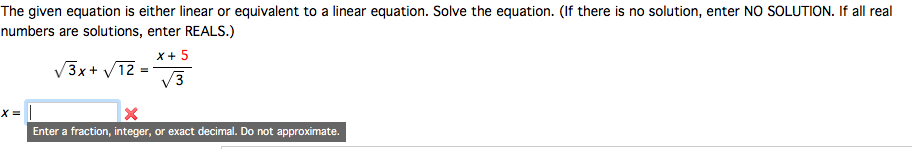 Solved The given equation is either linear or equivalent to | Chegg.com