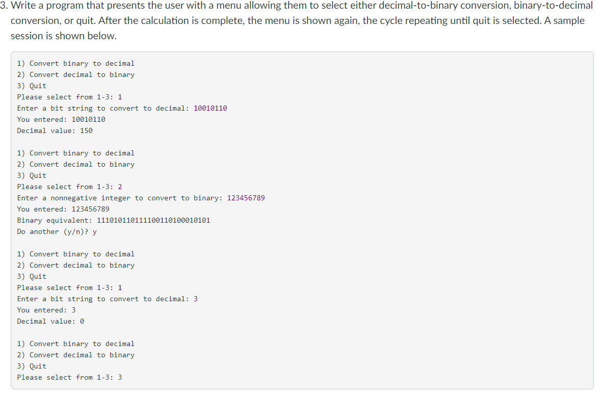Solved 1 Write A Program That Reads A Hexadecimal String