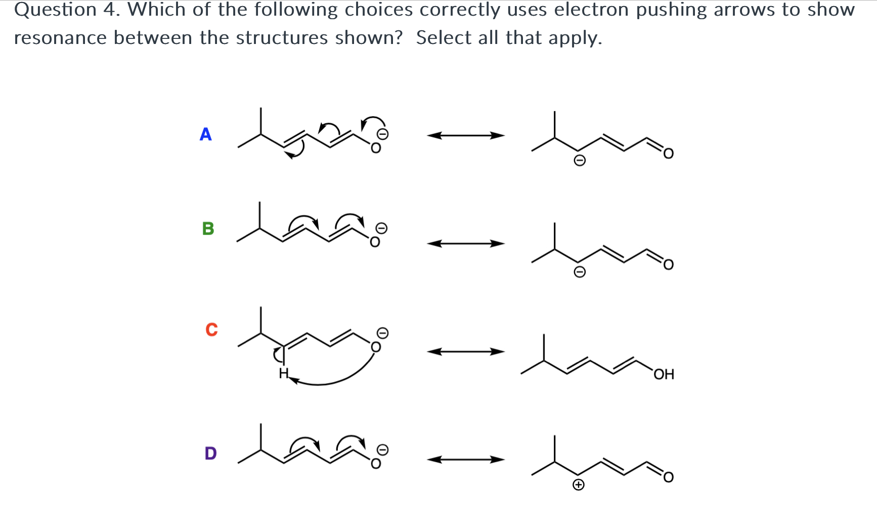 Solved which of the following choices correctly uses | Chegg.com