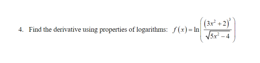 Solved Show ALL work, and the specific Logarithm properties | Chegg.com