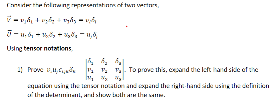 Solved Consider the following representations of two | Chegg.com