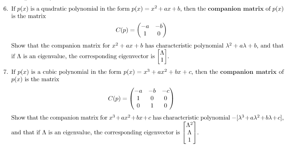 Solved 6. If p(x) is a quadratic polynomial in the form p(x) | Chegg.com