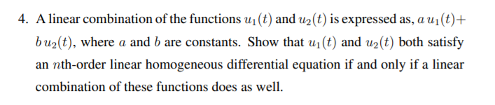 Solved 5. An affine linear combination of the functions | Chegg.com