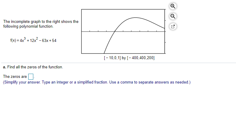 Solved a The incomplete graph to the right shows the | Chegg.com