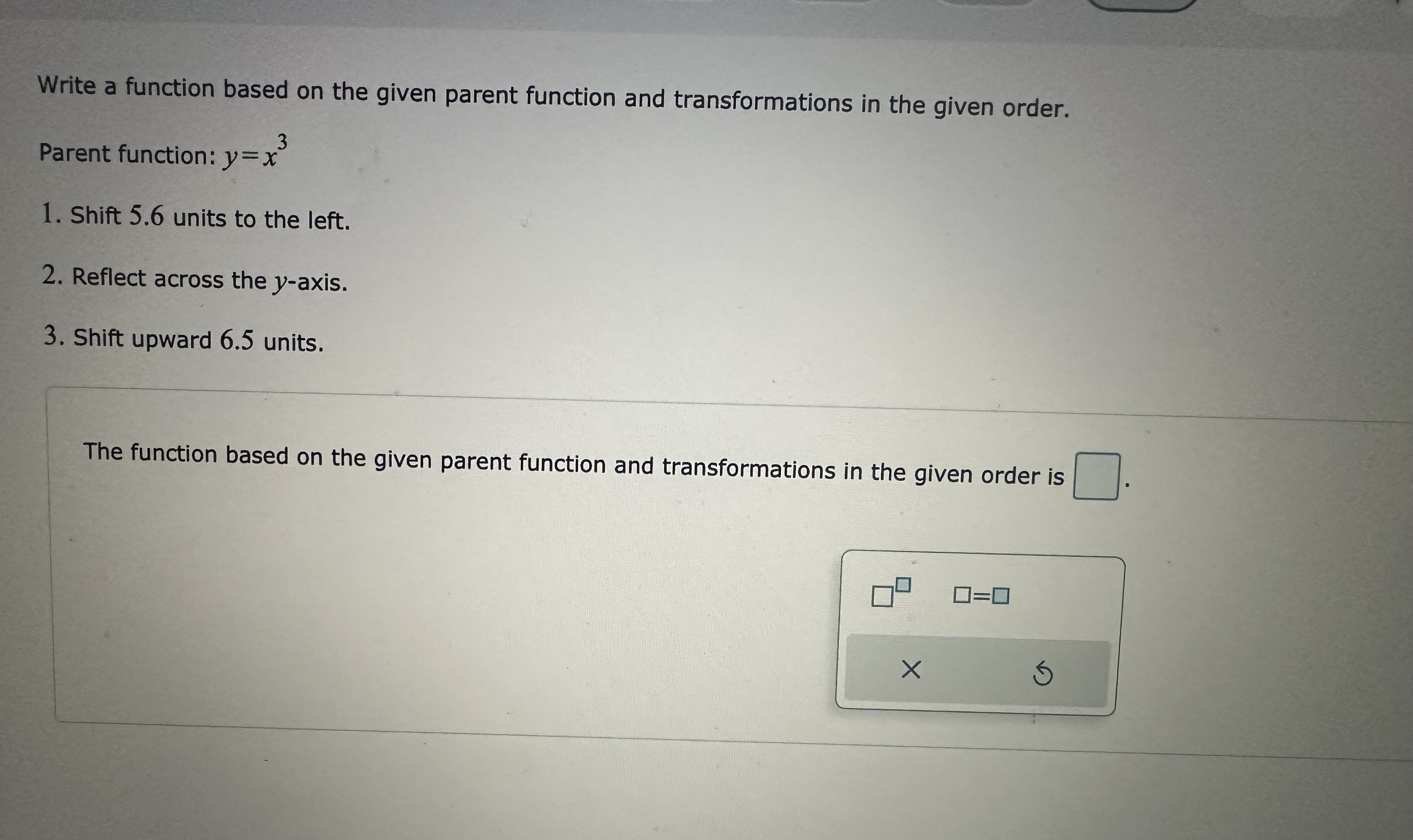 Solved Check all answers that apply. The graph is symmetric | Chegg.com