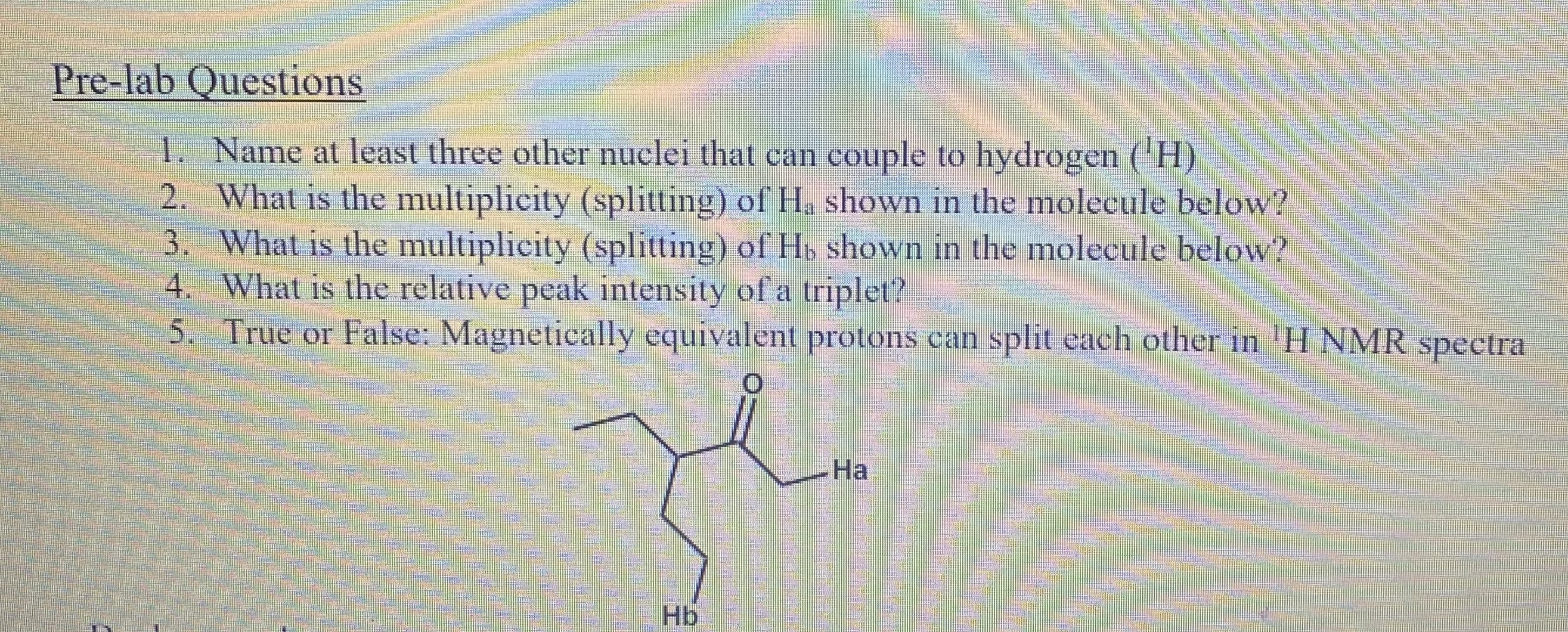 Solved Pre-lab QuestionsPre-lab QuestionsName at least three | Chegg.com