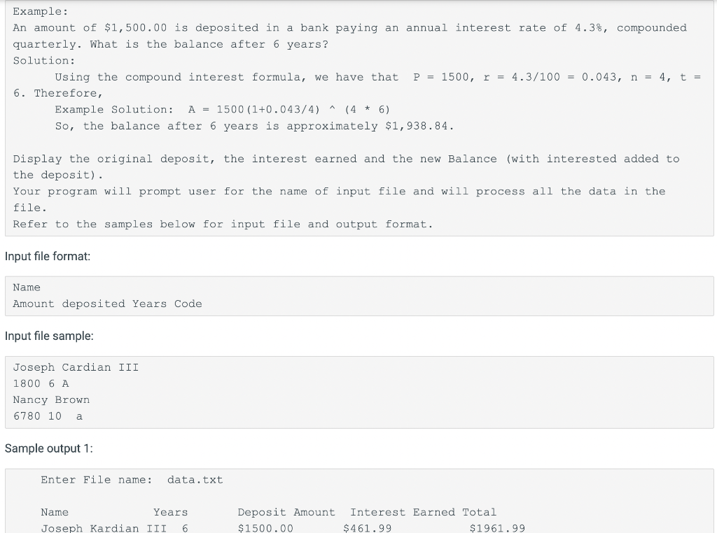 Solved Failed to compile CalcInterest.java:5: error: class | Chegg.com