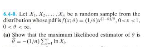 Solved Question Find The Method Of Moments Estimator For