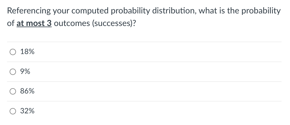 Solved Referencing your computed probability distribution, | Chegg.com