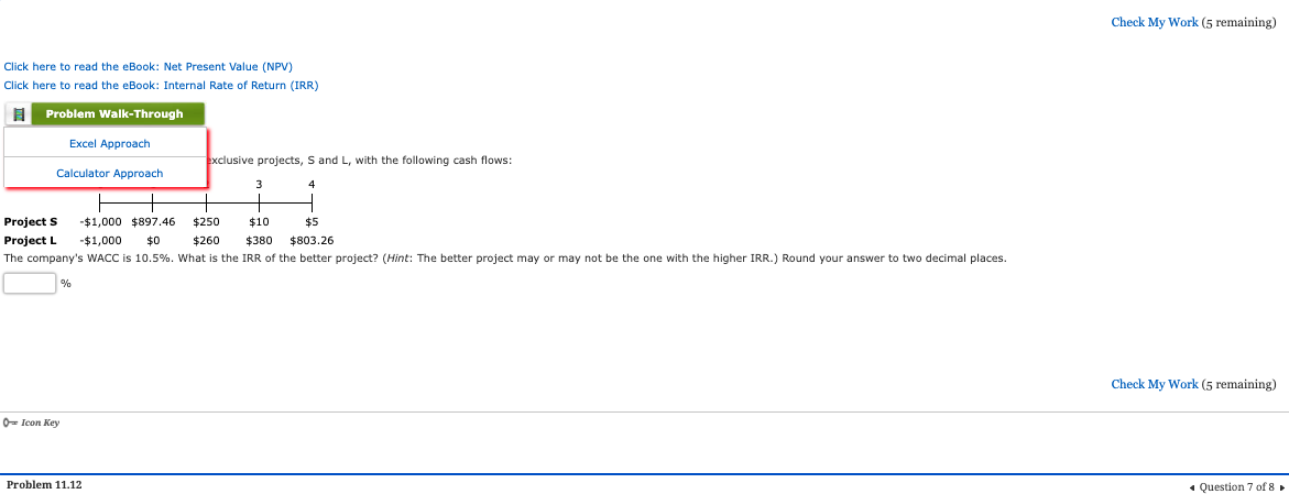 Solved Check My Work (5 remaining) Click here to read the | Chegg.com